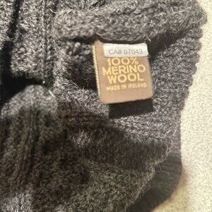 Inis Crafts | Sweaters | Gray Irish Cable Knit Wool Cardigan By Inis ...